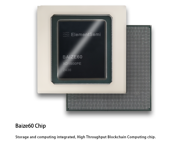 Storage and computing integrated, High Throughput Blockchain Computing chip